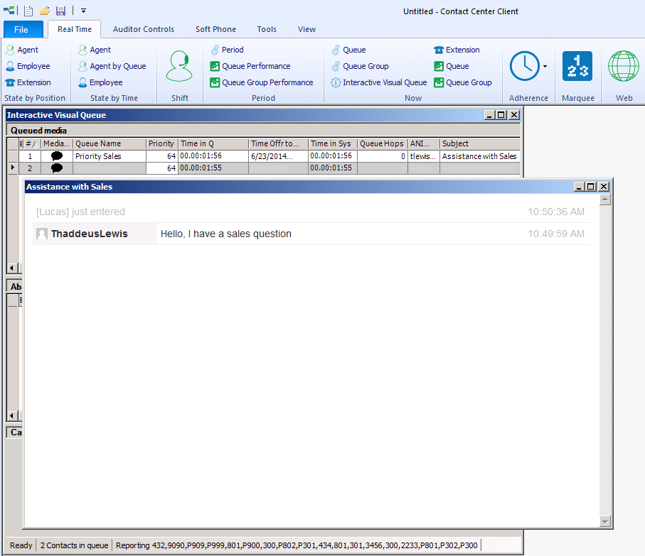 Previewing queued multimedia interactions